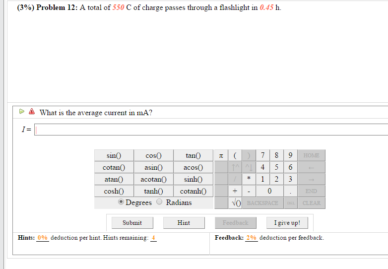Solved A total of 550 C of charge passes through a | Chegg.com