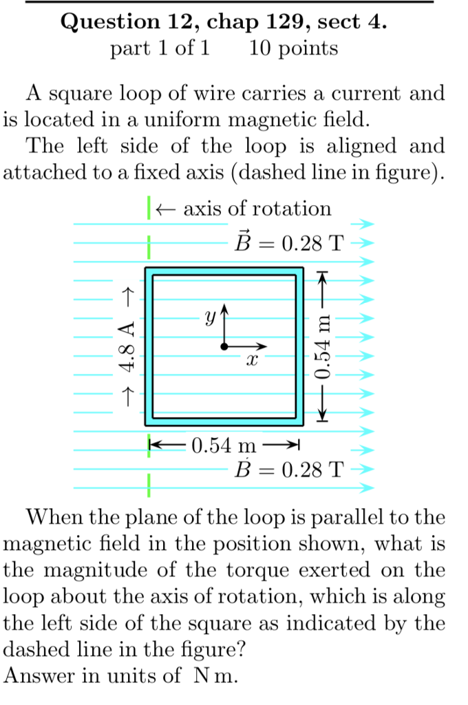 Solved Question 12, chap 129, sect 4. part 1 of 1 10 points | Chegg.com