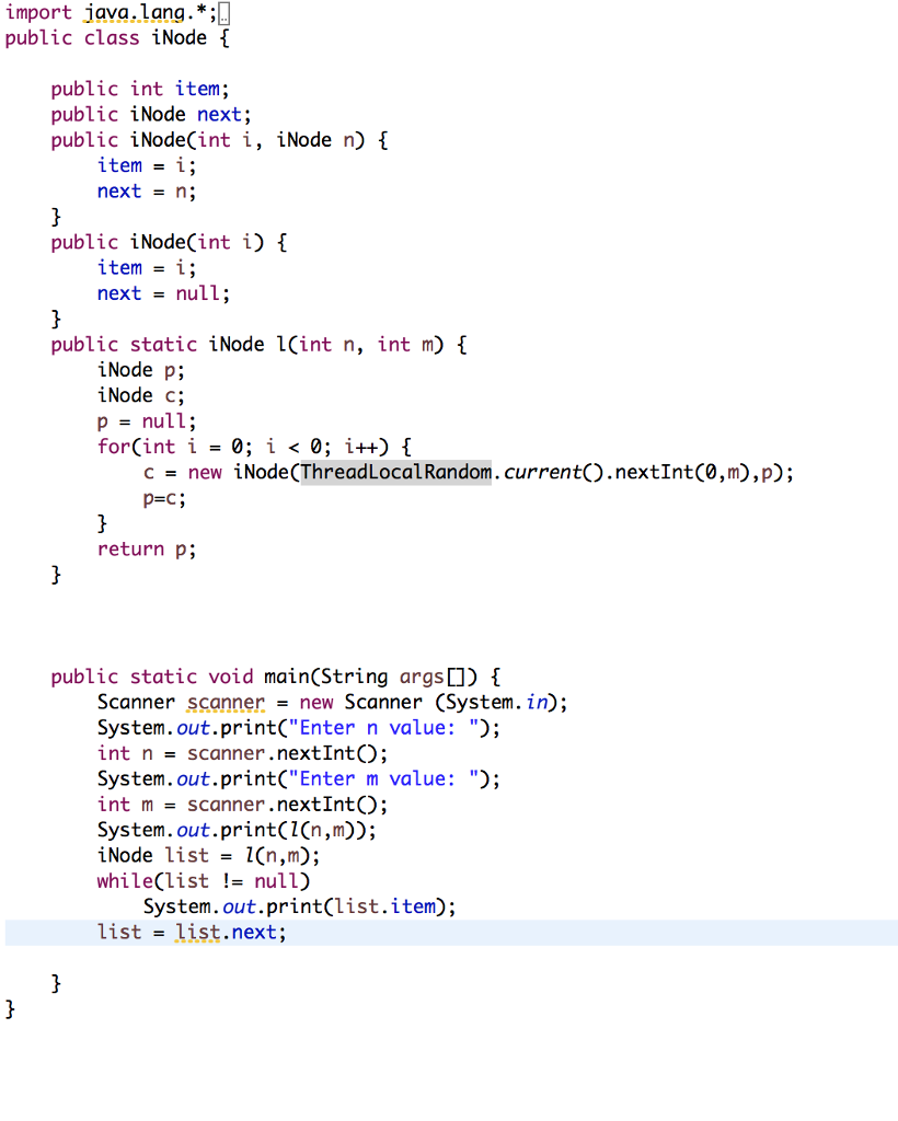 Solved import java.lang.* public class iNode i public int | Chegg.com