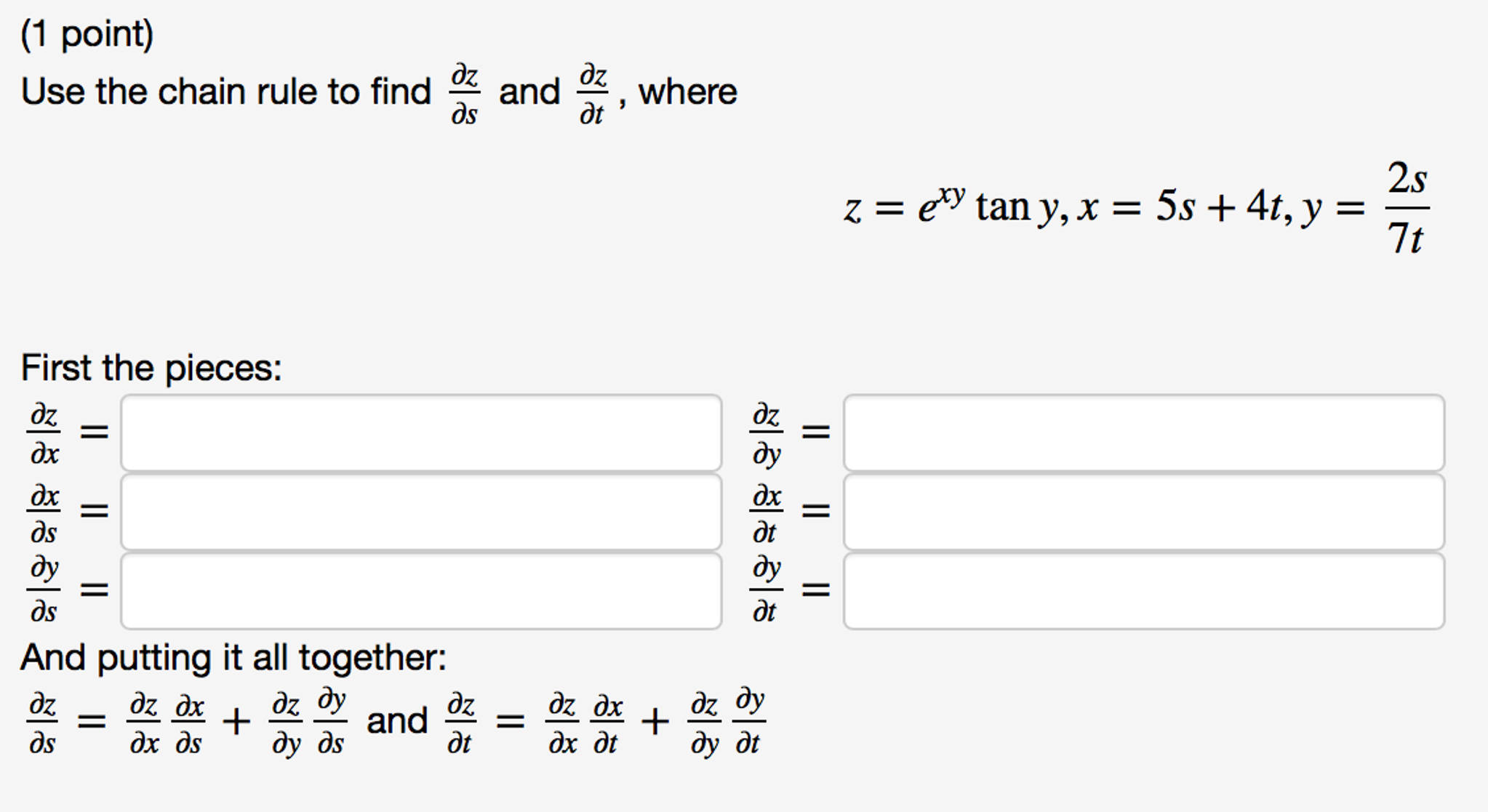 Solved Use the chain rule to find partial differential | Chegg.com