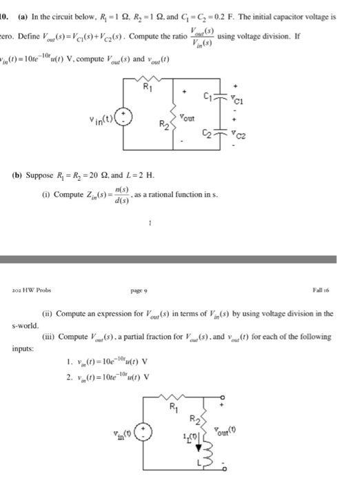 Solved In the circuit below, R_1 = 1 ohm, R_2 = 1 ohm, and | Chegg.com