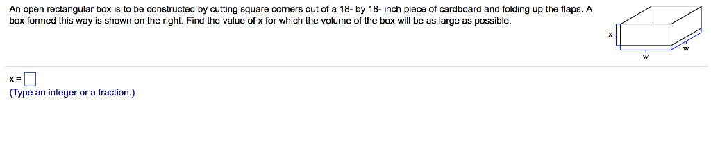 Solved An open rectangular box is to be constructed by | Chegg.com