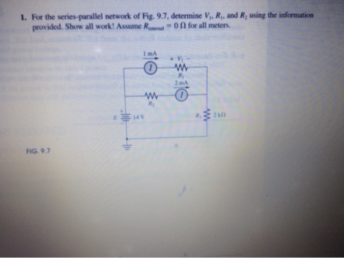 Solved For the series-parallel network of Fig. 9.7, | Chegg.com