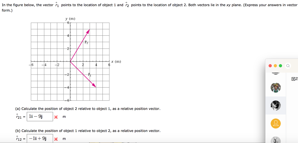 Solved In the figure below, the vector r_1 vector points to | Chegg.com