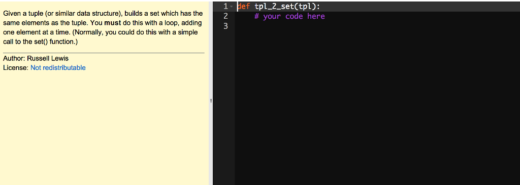 Solved Given A Tuple Or Similar Data Structure Builds A