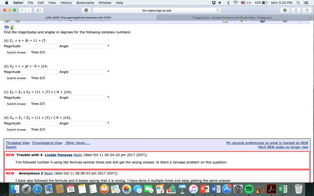 Solved Safari File Edit View History Bookmarks Window Help | Chegg.com