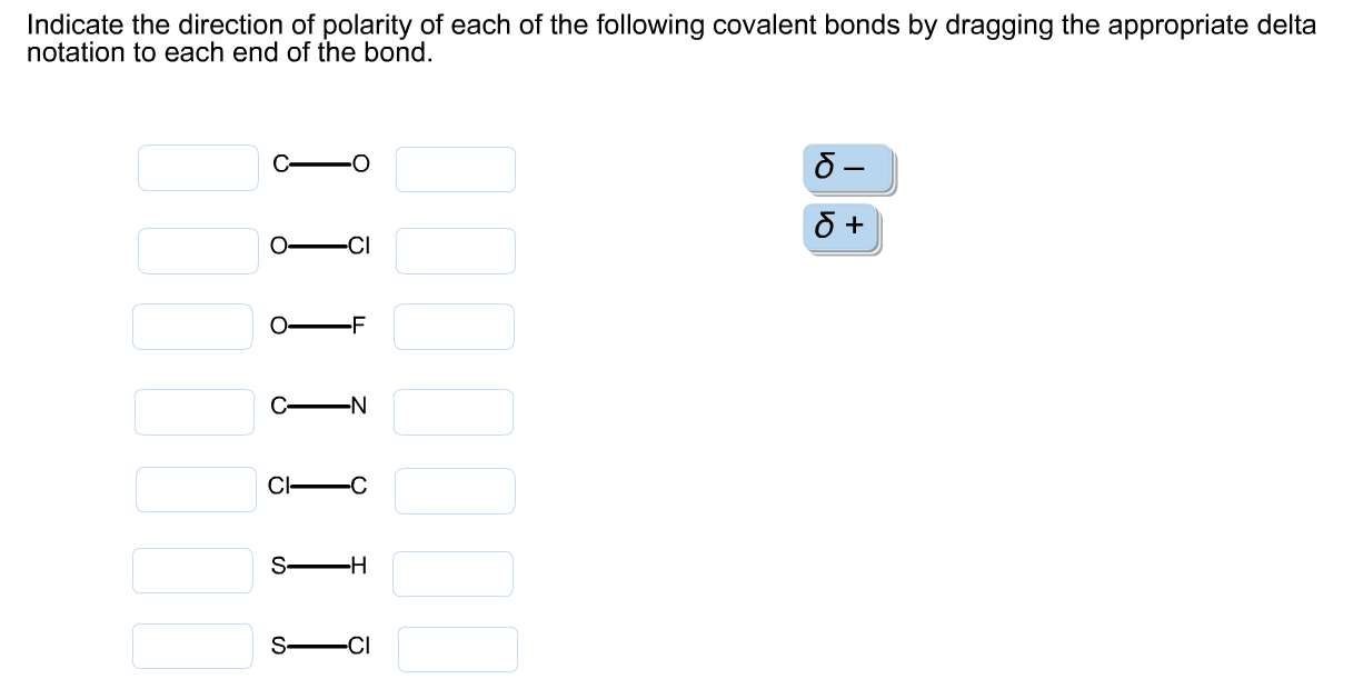Solved Indicate the direction of polarity of each of the | Chegg.com