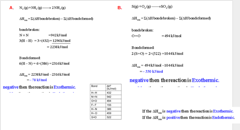 Solved C. 2H20 2H2 (g) +O2 (g) AHnds-E(AHbondsbroken | Chegg.com