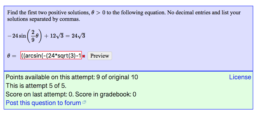 Solved Find the first two positive solutions, ? > 0 to the | Chegg.com