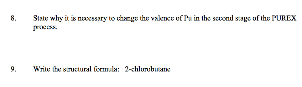 Solved 8 State why it is necessary to change the valence of | Chegg.com