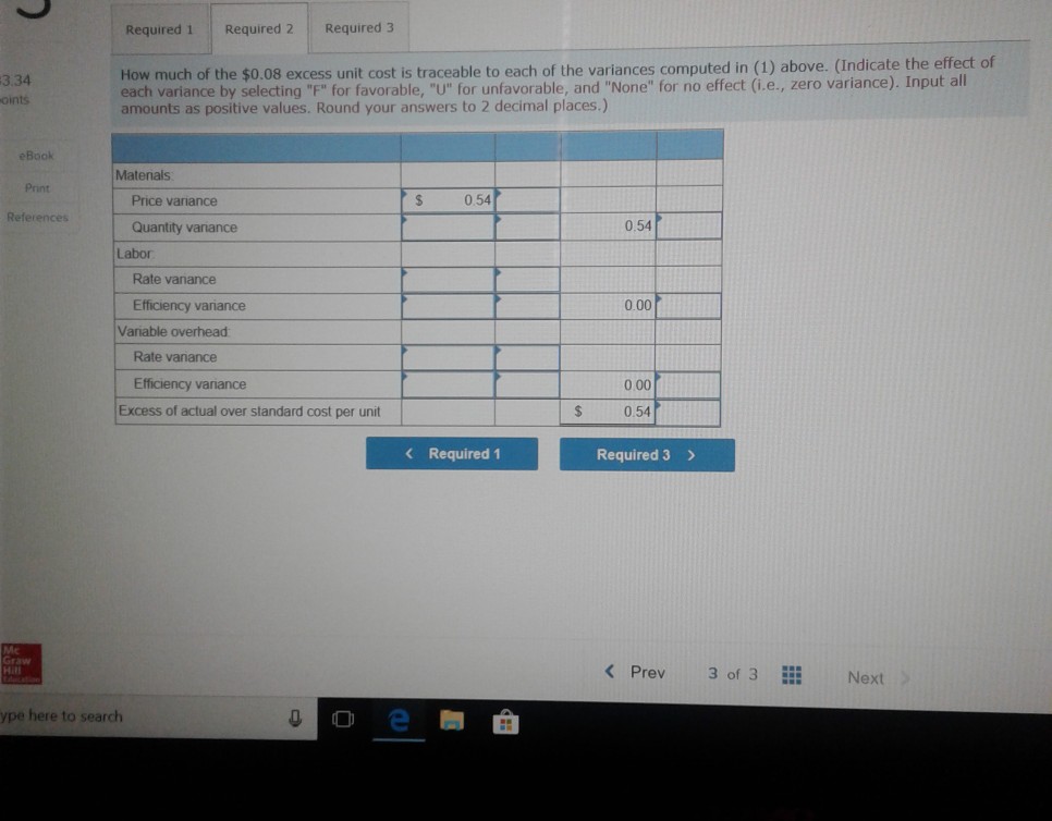 Solved Problem 10-13 Basic Variance Analysis; the Impact of | Chegg.com