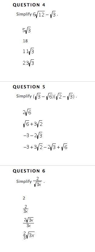 Solved Select the expression equal to . 12a2 12a 2a 2a2 | Chegg.com