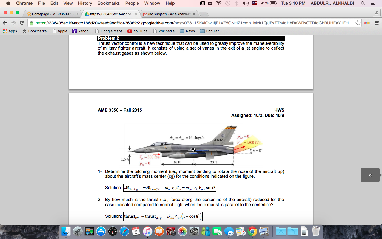Thrust vector control is a new technique that can be | Chegg.com
