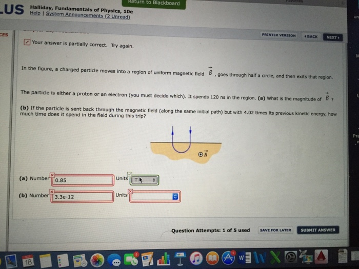Solved in the figure, a charged particle moves into a | Chegg.com