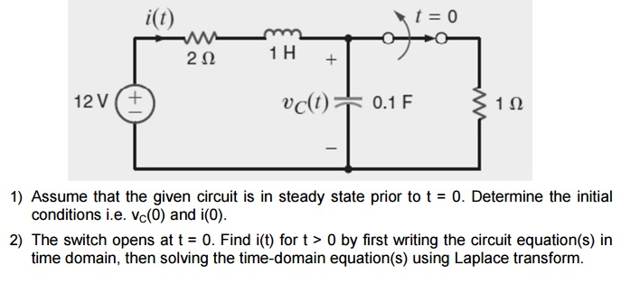 Solved Assume that the given circuit is in steady state | Chegg.com