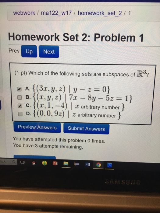 Solved webwork ma 122 w17 homework set 2 1 Homework Set 2: | Chegg.com Solved webwork ma 122 w17 homework set 2 1 Homework Set 2: | Chegg.com