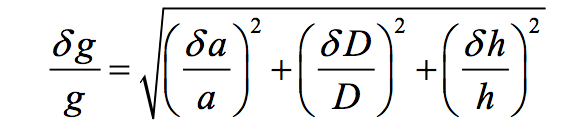 Solved Galileo determined that the acceleration due to | Chegg.com