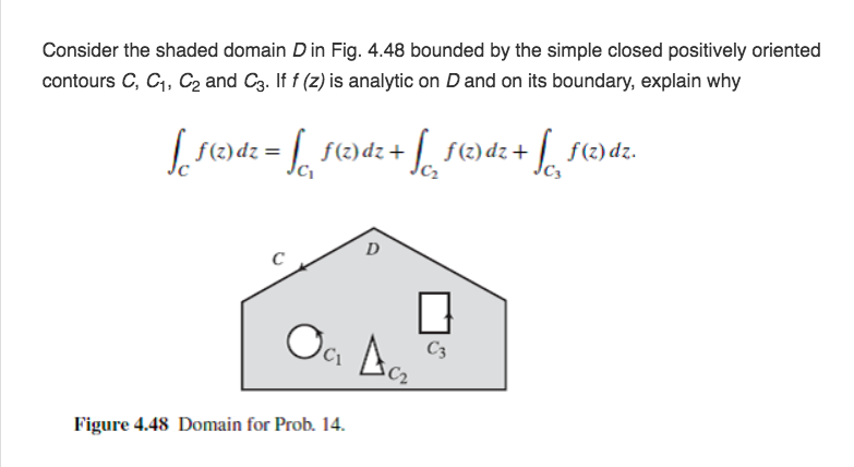 Solved Consider the shaded domain Din Fig. 4.48 bounded by | Chegg.com