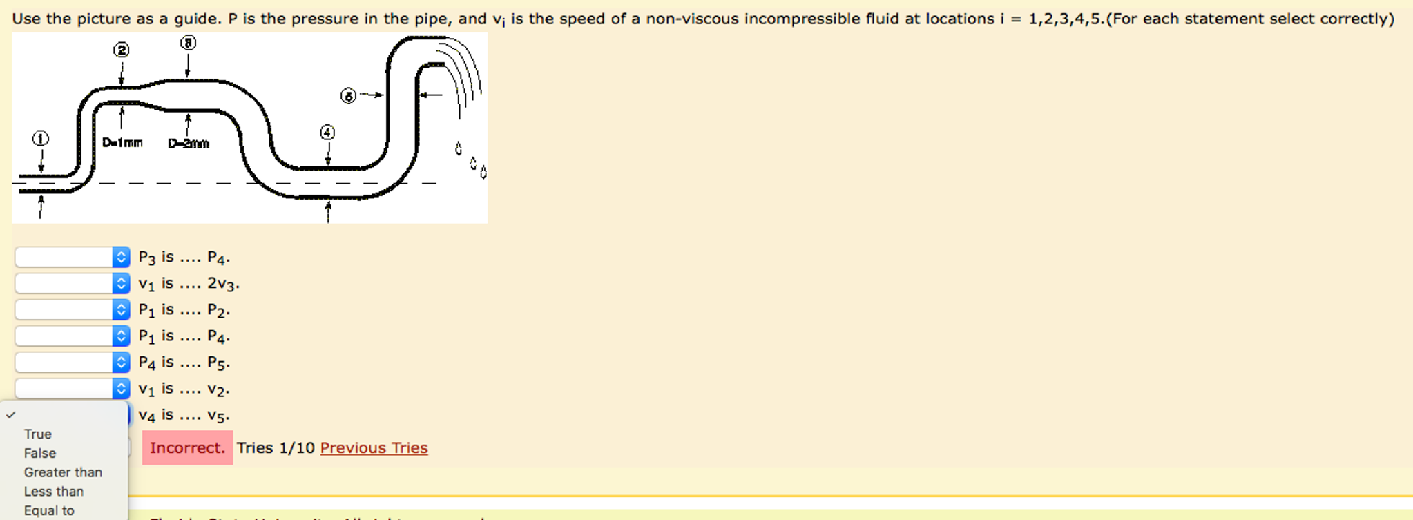 Solved Use the picture as a guide. P is the pressure in the | Chegg.com