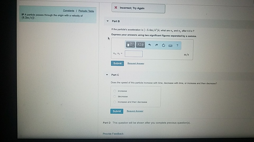 Solved 12 of Constants I Perodic Table Part A IP A | Chegg.com