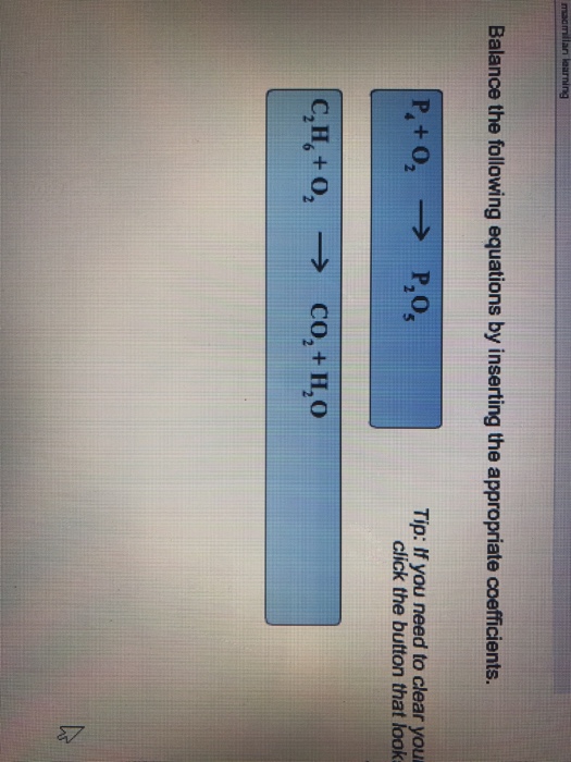 Solved Balance the following equations by inserting the | Chegg.com