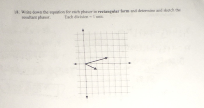 Solved Write down the equation for each phasor in | Chegg.com