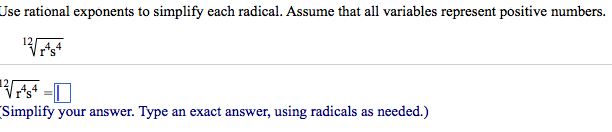 Solved Use rational exponents to simplify each radical. | Chegg.com