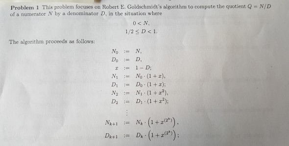 Solved Problem 1 This problem focuses on Robert E. | Chegg.com