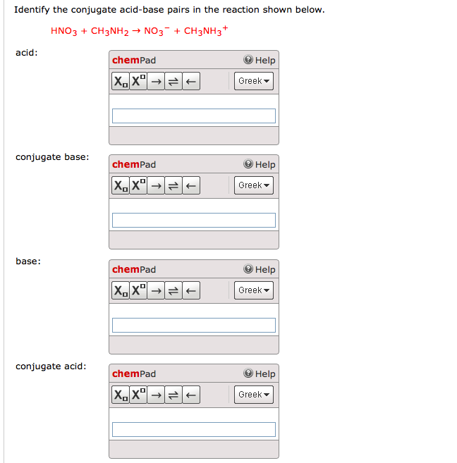 Solved Identify the conjugate acid-base pairs in the | Chegg.com