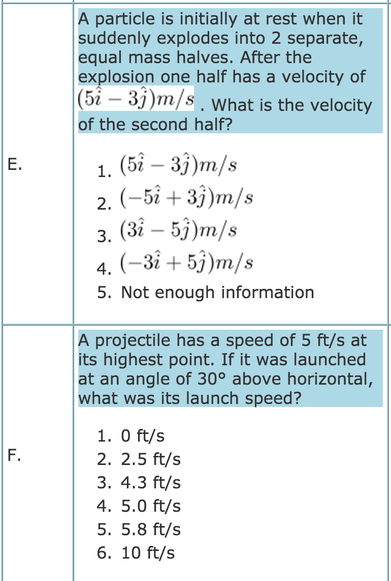 Solved A particle is initially at rest when it suddenly | Chegg.com