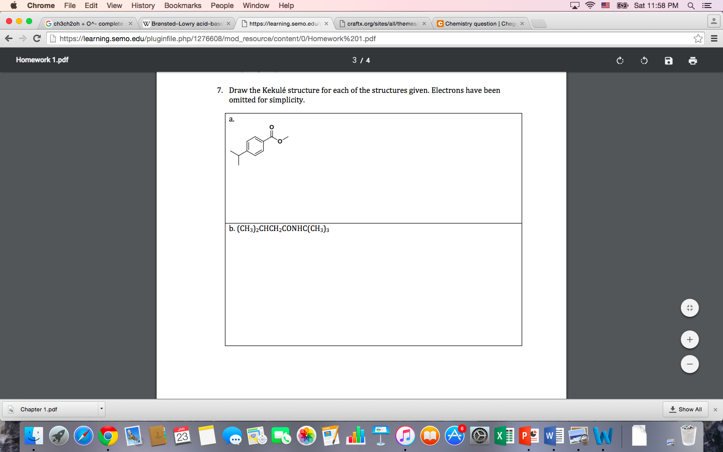 Solved Draw the structure for each of the structures given. | Chegg.com