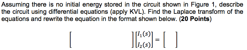 Solved Assuming there is no initial energy stored in the | Chegg.com