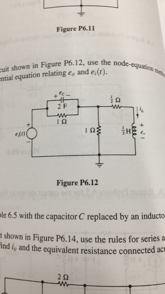 Solved For The Circuit Shown In Figure P612 Use The 