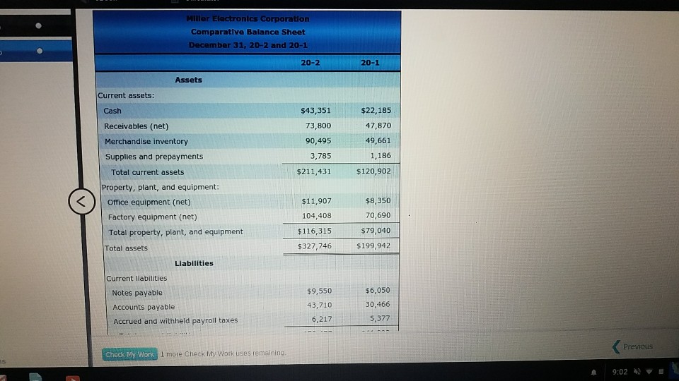 Solved eBook Calculator Horizontal Analysis of Comparative | Chegg.com