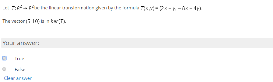 Solved Let T: R^2 R^2 be the linear transformation given by | Chegg.com