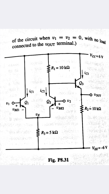 Solved 8.31 Thecircuit of Fig. P8.31 functions as a rudimen | Chegg.com