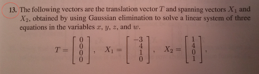 The following vectors are the translation vector T | Chegg.com