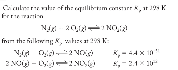 Solved Calculate the value of the equilibrium constant K_p | Chegg.com