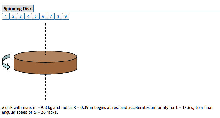 Solved 1-What is the angular acceleration of the disk? | Chegg.com