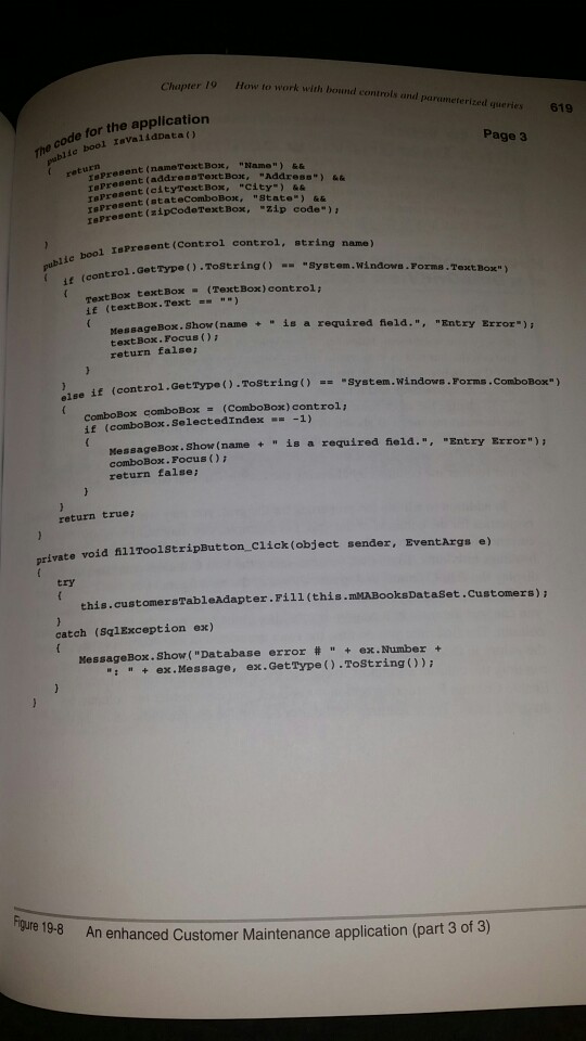 Terms parameterized query Master/Detail form Build | Chegg.com