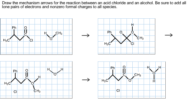 Solved Draw the mechanism arrows for the reaction between an | Chegg.com