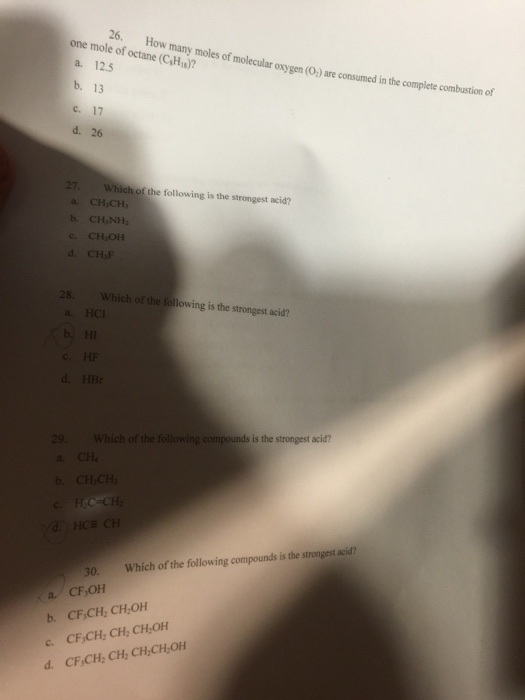 Solved How many moles of molecular oxygen (O_2) are consumed | Chegg.com