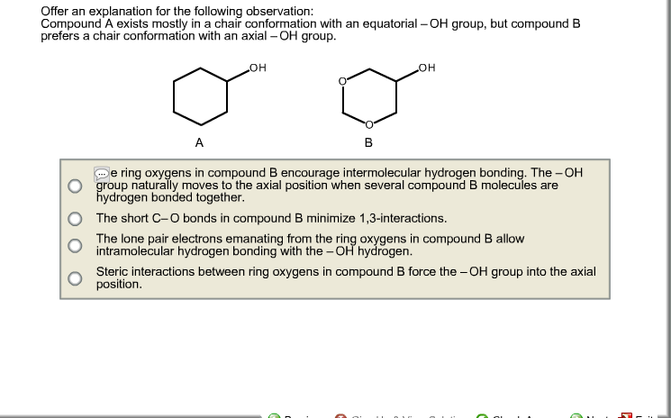Offer an explanation for the following observation: | Chegg.com