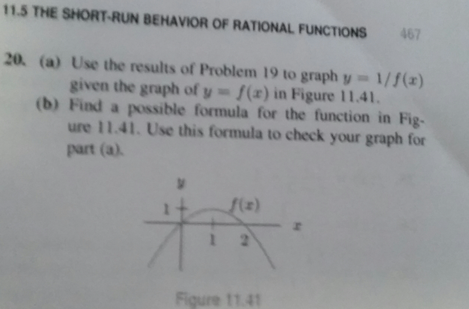 Solved 11.5 THE SHORT RUN BEHAVIOR OF TIONAL FUNCTIONS 467 | Chegg.com