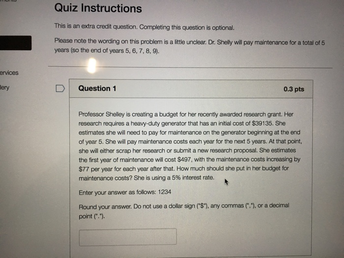 Solved This is an extra credit question. Completing this | Chegg.com