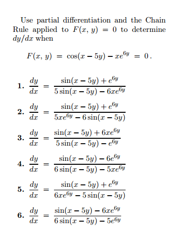 Solved Use partial differentiation and the Chain Rule | Chegg.com