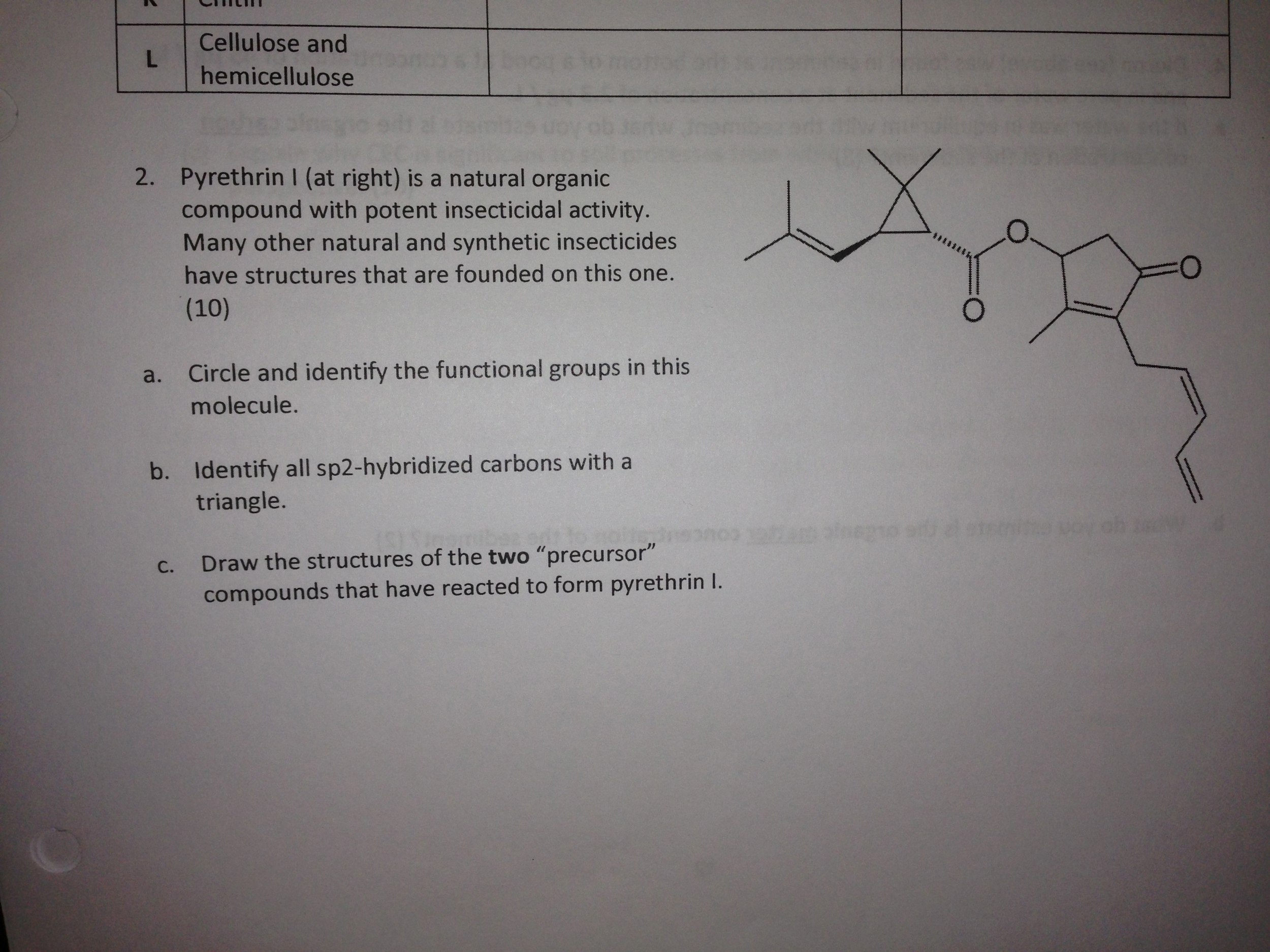 Solved A. Circle and identify the functional groups in | Chegg.com