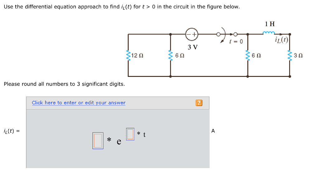 Solved Use the differential equation approach to find iL(t) | Chegg.com