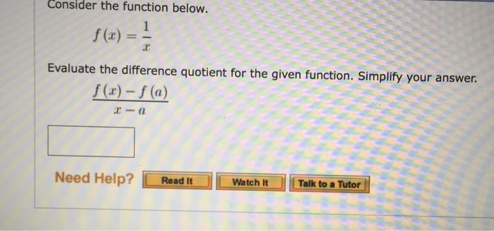 Solved Consider the function below. /(x) = 2-2x-x2 Evaluate | Chegg.com