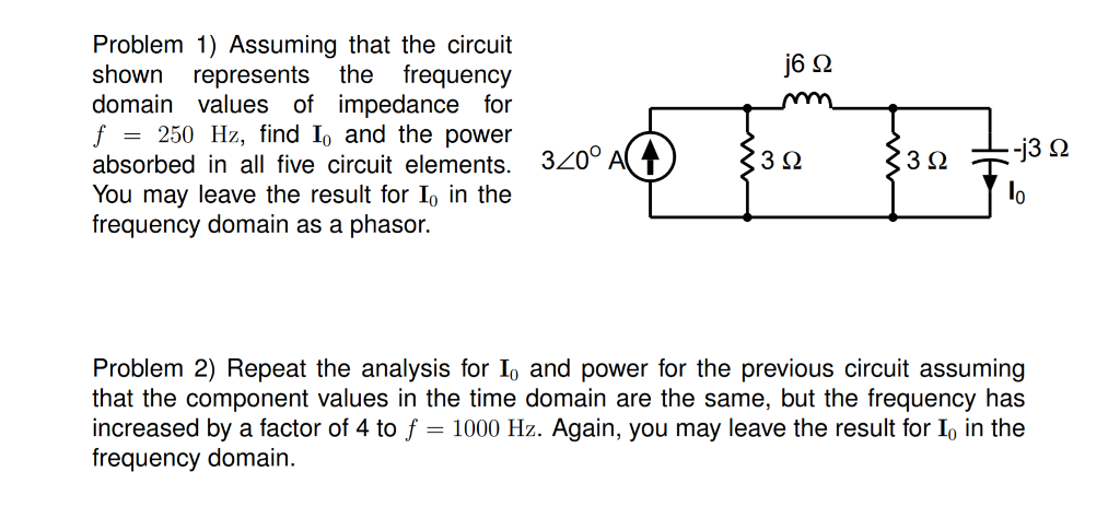 Solved Problem 1) Assuming that the circuit shown represents | Chegg.com